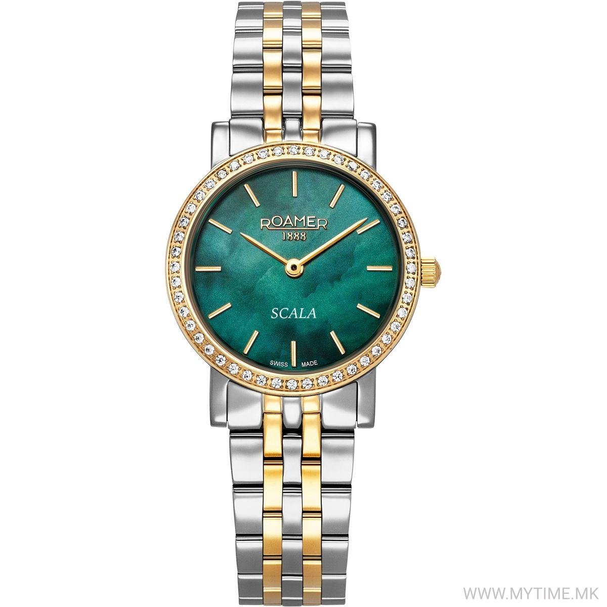 Roamer Scala 976830-47-70-50 Women’s Watch – Elegant Green Dial & Swis